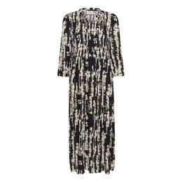 Kaffe Kleid 'Olivia' Damen Gr&ouml;&szlig;e 40 creme / khaki / schwarz Sommerkleid
