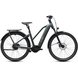 Cube Kathmandu Hybrid Deluxe Pro 800 | Gr. 46 cm | Aluminium E-Trekkingbike Schwarz