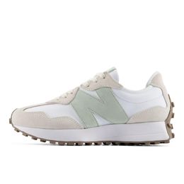 New Balance Sneaker '327'. Damen Gr&ouml;&szlig;e 40 beige / hellgr&uuml;n / wei&szlig; Sommerschuhe