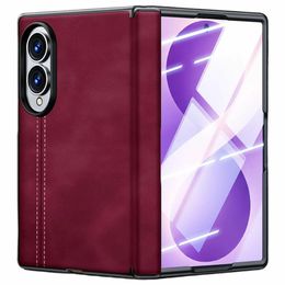 Wigento Handyh&uuml;lle + 9H Schutzglas f&uuml;r Samsung Galaxy Z Fold8 / Ultra / Flip8 Scharnier