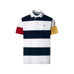 Hackett London Shirt 'Heritage' male size XXL marine blue / Dark yellow / Red / White