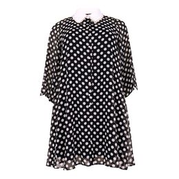 Yoek Kleid Damen Gr&ouml;&szlig;e 54/56 schwarz / wei&szlig; Sommerkleid