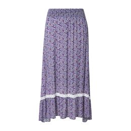 Ulla Popken Rock Damen Gr&ouml;&szlig;e 50/52 lavendel / wei&szlig;