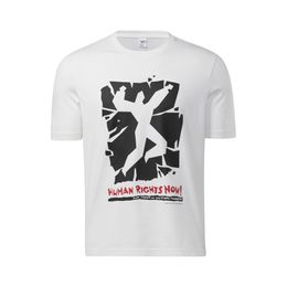 Reebok T-Shirt 'Human Rights Now!' Damen Gr&ouml;&szlig;e XS rot / schwarz / wei&szlig;