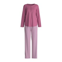 Calida Pyjama 'Cotton Special' Damen Gr&ouml;&szlig;e M burgunder Sommerkleid