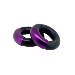 DeMarie Ohrringe Damen Gr&ouml;&szlig;e One Size fuchsia / schwarz