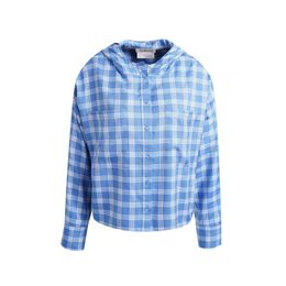 Smith & Soul Smith&soul Karierte Langarmbluse mit Kapuze Damen Gr&ouml;&szlig;e L blau