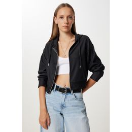 Happiness İstanbul Sweatjacke Damen Gr&ouml;&szlig;e S/M schwarz
