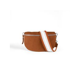 Lepelou G&uuml;rteltasche 'ELVA medium' Damen Gr&ouml;&szlig;e 25 cm x 16 cm x 8 cm cognac