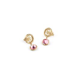 Guess Ohrringe 'Petra' Damen Gr&ouml;&szlig;e One Size gold / fuchsia
