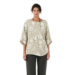 Yesfashion Bluse Damen Gr&ouml;&szlig;e L beige
