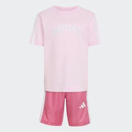 adidas Sportswear Trainingsanzug Jungen Gr&ouml;&szlig;e 110 pink