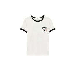 KOTON T-Shirt Damen Gr&ouml;&szlig;e S ecru / gelb / rot / schwarz