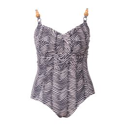 Ulla Popken Badeanzug Damen Gr&ouml;&szlig;e 6XL flieder / dunkellila