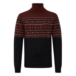 Blend Pullover 'Tjesse' Herren Gr&ouml;&szlig;e XL rostbraun / hummer / schwarz / wei&szlig;