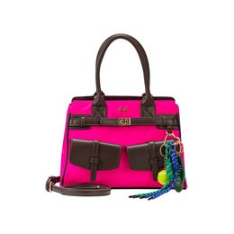 19V69 Italia Shopper 'Lucca' Damen Gr&ouml;&szlig;e One Size schoko / oliv