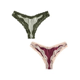 next Panty female size XXXL Cream / Light green / Dark green / Berry