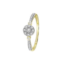 Lucardi Ring 'Chic' female size 53 Gold