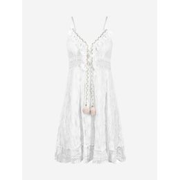Cupshe Sommerkleid 'Midi Dress' Damen Gr&ouml;&szlig;e 38 wei&szlig;