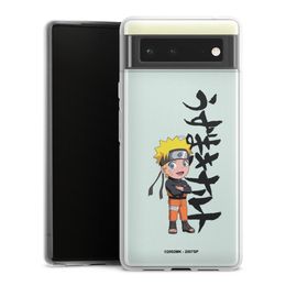 DeinDesign Google Pixel 6 Handy Silikon H&uuml;lle Case transparent Handyh&uuml;lle Anime Naruto Shippuden Official Licensed Product Silikon Case