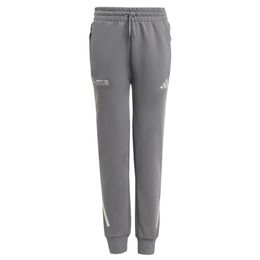 adidas Performance Sporthose 'Mercedes - AMG Petronas Formula One Team' Jungen Gr&ouml;&szlig;e 176 grau / wei&szlig;