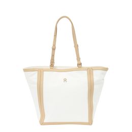 Tommy Hilfiger Shopper 'Essential' Damen Gr&ouml;&szlig;e One Size sand / wei&szlig;