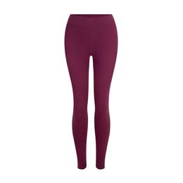 Leela Cotton Leggings 'Damen Bio-Baumwoll Leggings' female size S Aubergine