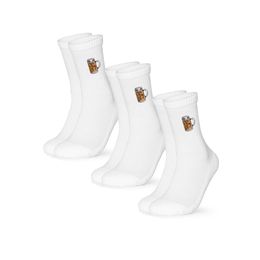 Occulto Socken 'Robin' Damen Gr&ouml;&szlig;e 43/46 orange / wei&szlig;