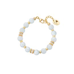 The Gem Stories Jewelry Armband Damen Gr&ouml;&szlig;e 17 / 20 cm hellblau