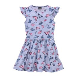 Arizona Kleid M&auml;dchen Gr&ouml;&szlig;e 116/122 royalblau / hellblau / hellpink