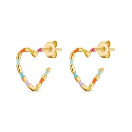 Favs Little Friends Ohrstecker 'CHRIST' M&auml;dchen Gr&ouml;&szlig;e One Size gold / mischfarben
