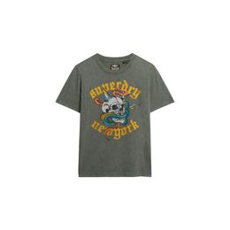 Superdry & Co T-Shirt Damen Gr&ouml;&szlig;e XS t&uuml;rkis / senf / hellgrau / dunkelgr&uuml;n