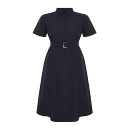 Trendyol Curve Kleid Damen Gr&ouml;&szlig;e 42 navy Sommerkleid