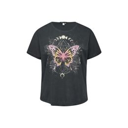 QS T-Shirt Damen Gr&ouml;&szlig;e XXL hellblau / pastellgelb / gr&uuml;nmeliert / wei&szlig;