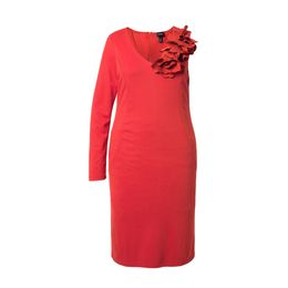 Ulla Popken Kleid Damen Gr&ouml;&szlig;e 50 rot Sommerkleid