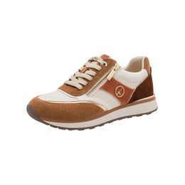 Tamaris Sneaker Damen Gr&ouml;&szlig;e 36 beige / cognac Sommerschuhe