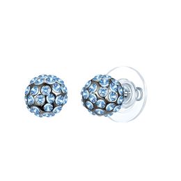 Lulu & Jane Lulu & Jane Ohrringe Damen Gr&ouml;&szlig;e One Size blau / silber