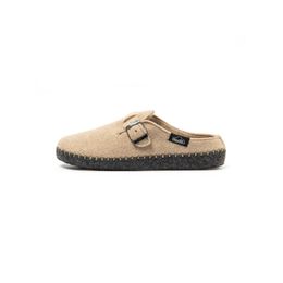 Nuvola. Hausschuh 'Zueco Belt' Herren Gr&ouml;&szlig;e 38 beige