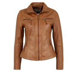7eleven Lederjacke 'Funny' Damen Gr&ouml;&szlig;e M karamell Sommerjacke