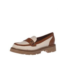 Baldinini Slipper Damen Gr&ouml;&szlig;e 38.5 braun / offwhite Sommerschuhe