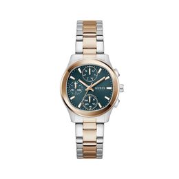 Guess Analoguhr 'BIRDIE' Damen Gr&ouml;&szlig;e One Size gold / smaragd / silber