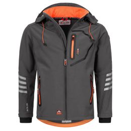 Arctic Seven Funktionsjacke Herren Gr&ouml;&szlig;e S anthrazit / orange / schwarz Sommerjacke
