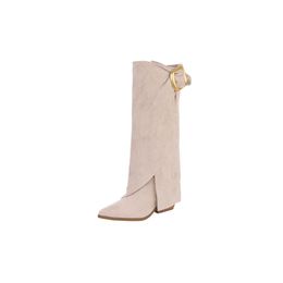 Ital-Design Stiefel Damen Gr&ouml;&szlig;e 41 beige