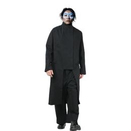 Kanten &Uuml;bergangsjacke 'Manteau Taishō' Herren Gr&ouml;&szlig;e L schwarz Sommerjacke