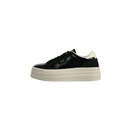 Armani Exchange Sneaker Damen Gr&ouml;&szlig;e 37 ecru / schwarz Sommerschuhe