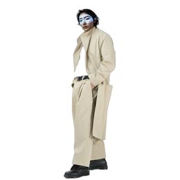 Kanten &Uuml;bergangsjacke 'Manteau Taishō' Herren Gr&ouml;&szlig;e L sand Sommerjacke