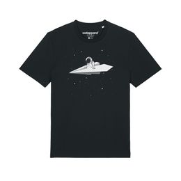 Watapparel T-Shirt 'Fly me to the moon' Herren Gr&ouml;&szlig;e L mischfarben / schwarz