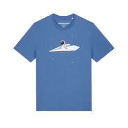 Watapparel T-Shirt Herren Gr&ouml;&szlig;e S hellblau / schwarz / wei&szlig;
