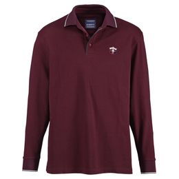 Babista Langarm-Poloshirt ' Milanvetzo ' Herren Gr&ouml;&szlig;e L dunkelrot