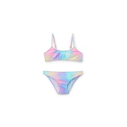 CALZEDONIA Bikini 'Little Mermaid' M&auml;dchen Gr&ouml;&szlig;e 140 hellblau / mint / lavendel / rosa